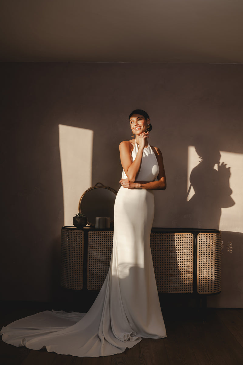 Arlo | A Sleek and Contemporary Wedding Dress Design